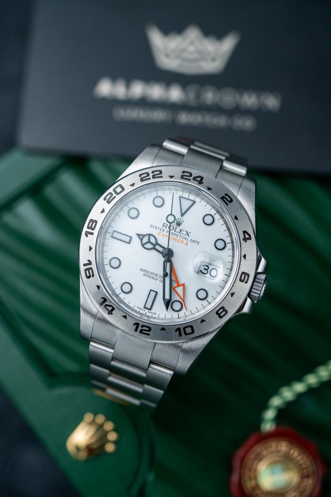 Rolex Explorer II 216570 | Pre-owned – Alpha Crown