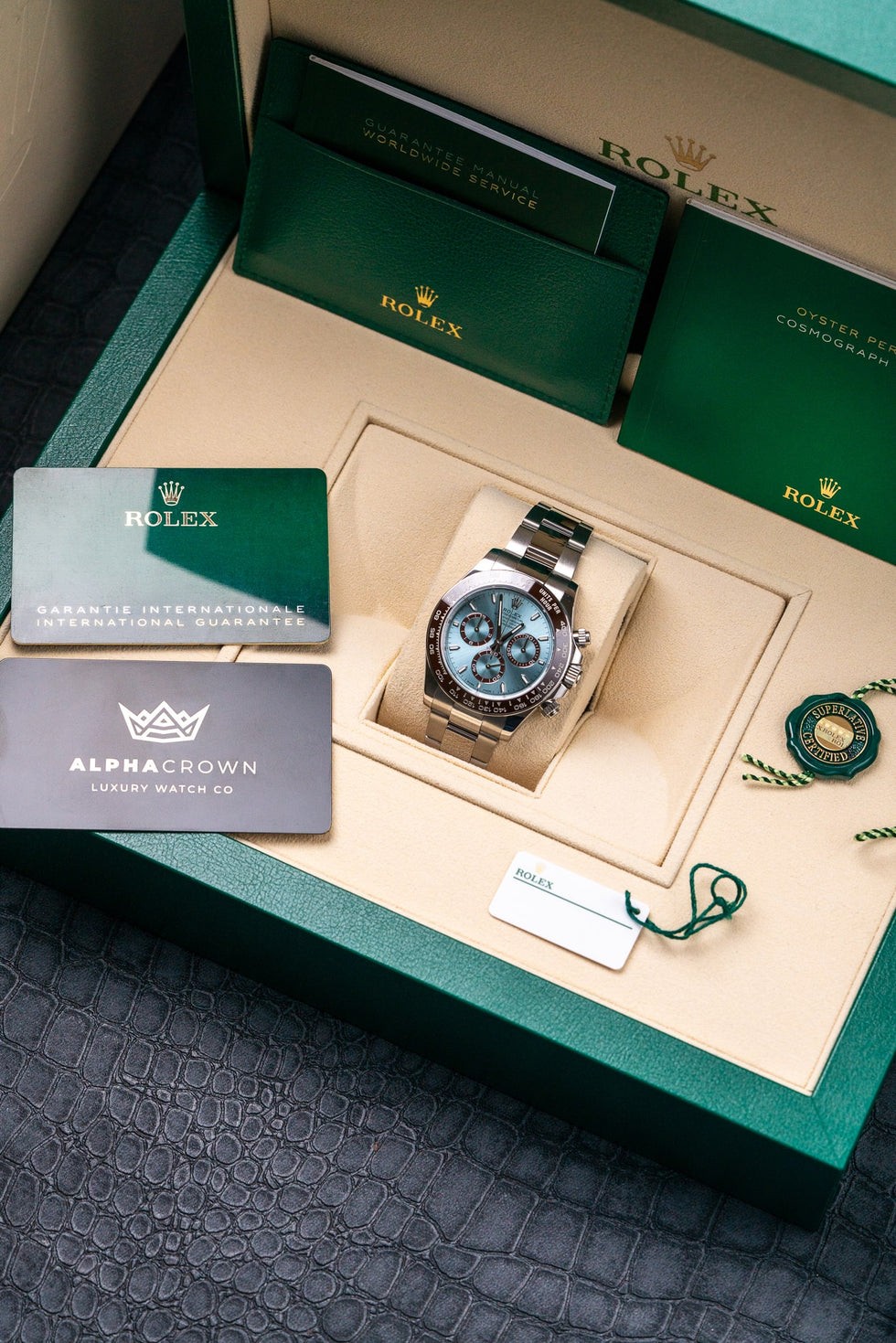 Rolex Daytona Platinum 126506 | Rolex Daytona Watches – Alpha Crown